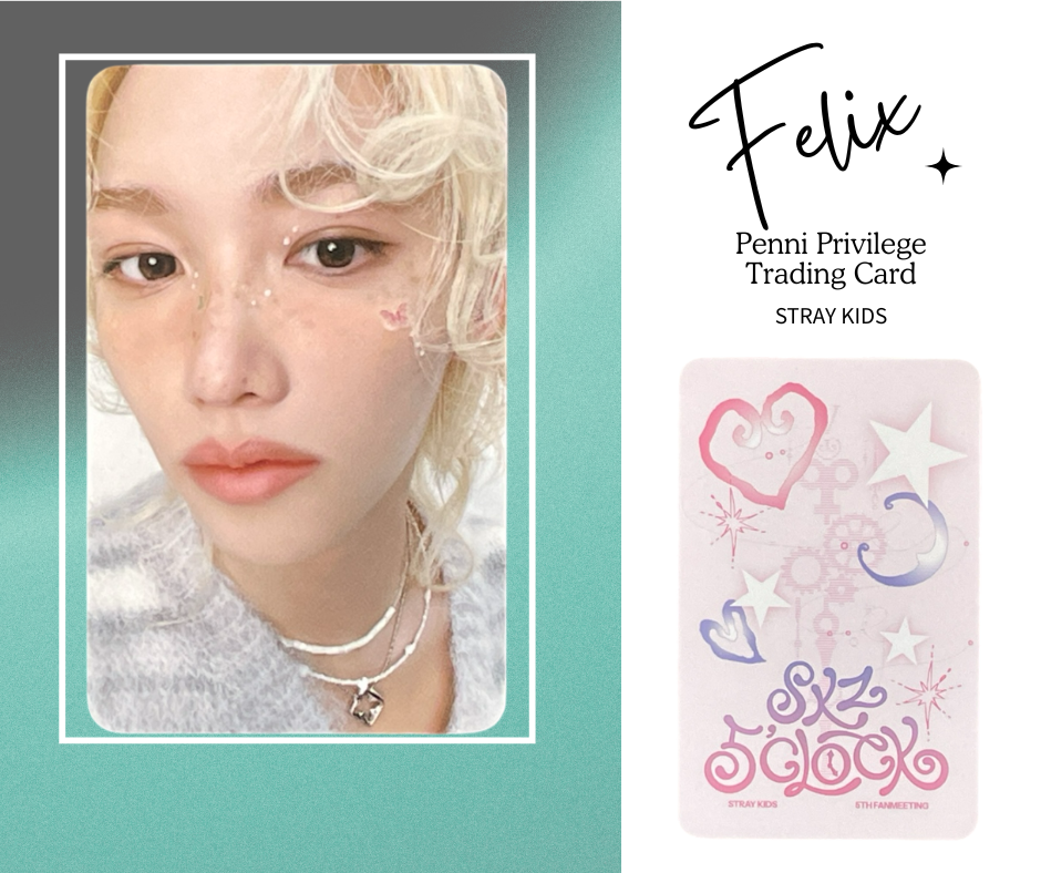 Stray Kids Felix Official Privilege Photocard (Fanmeeting Exclusive) – Little Big K
